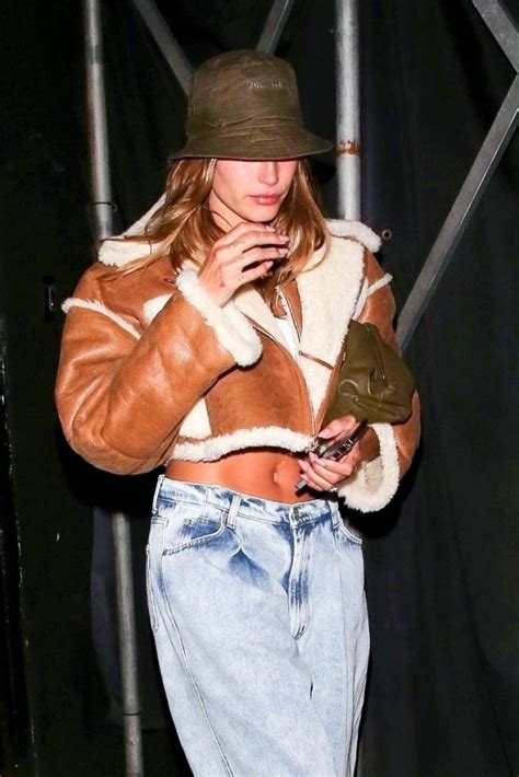 Hailey Bieber At The Nice Guy In West Hollywood Hawtcelebs