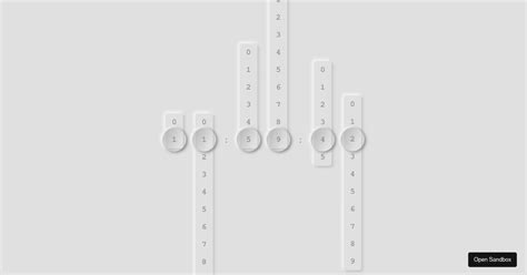 Neo Digital Clock Codesandbox