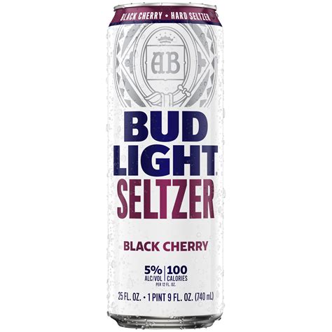 Bud Light Seltzer Black Cherry 25 Fl Oz 1 Aluminum Can 5 Abv