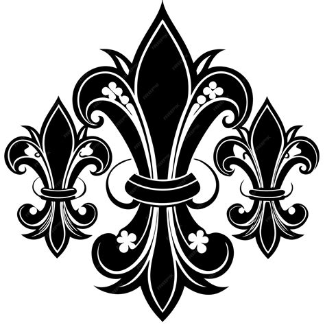 Fleur De Lis Heraldic Silhouettes For Traditional And Elegant Themes