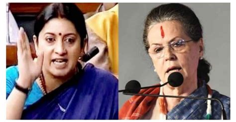 Sonia Gandhi Reportedly Told Smriti Irani Not To Talk To Her The