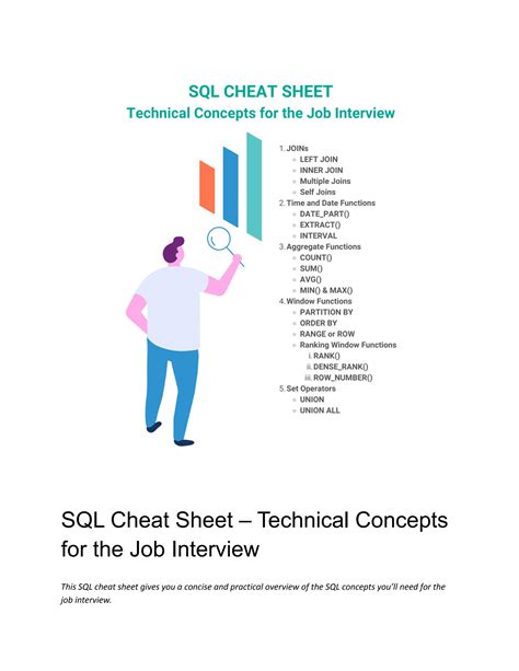 Solution Sql Cheat Sheet Technical Concepts Studypool