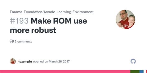 Make ROM Use More Robust Issue 193 Farama Foundation Arcade Learning Environment GitHub
