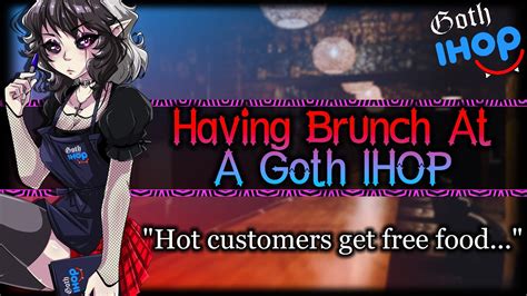 Sassy Goth Ihop Waitress Flirts With You Dominant Asmr Roleplay