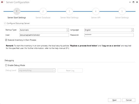 Configuration Docusnap Documentation Docusnap Docs