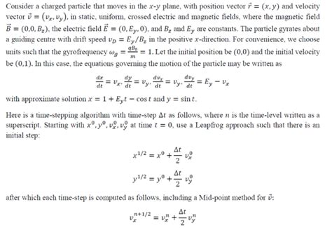 Solved Consider A Charged Particle That Moves In The X Y Chegg