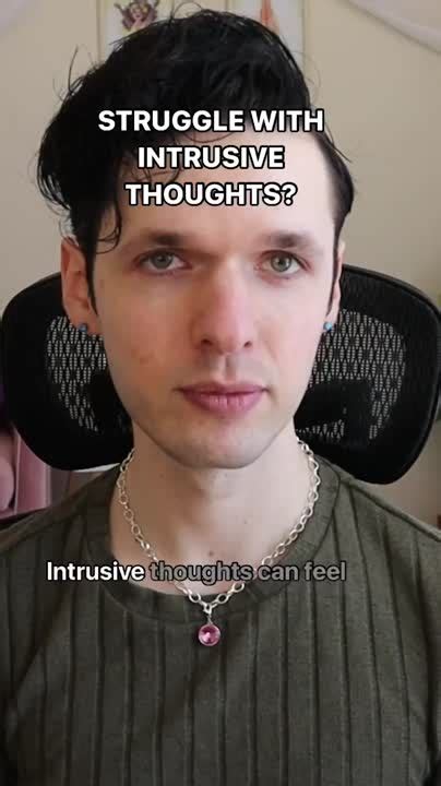 Sean Self On Linkedin When We Have Intrusive Thoughts Oftentimes We Try To Stop Them And Stuff