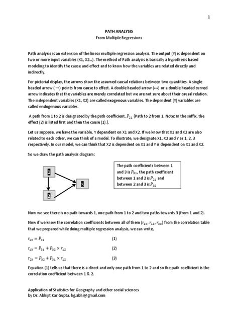 PDF Path Analysis For Linear Multiple Regression DOKUMEN TIPS