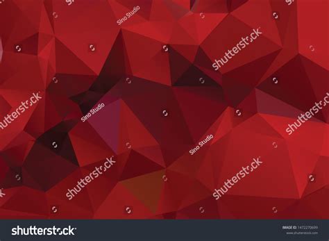 Abstract Red Color Polygon Background Design Stock Vector Royalty Free 1472270699 Shutterstock