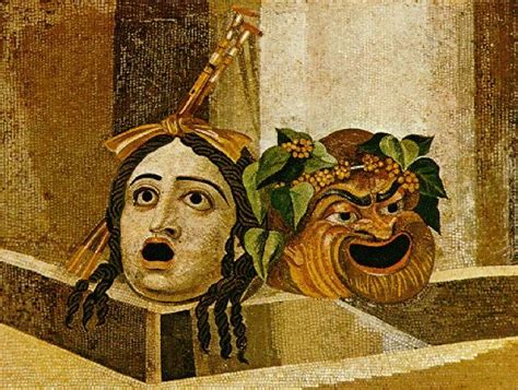 Masks Had To Do With Dionysus But Were Also Apotropaic Melpomene And