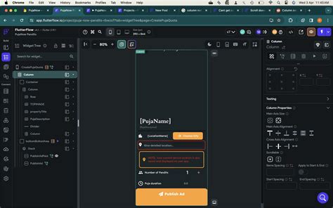 Scroll Not Working In Run Mode And Neither In Actual Device