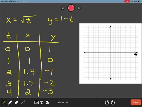 Solved3 24a Pair Of Parametric Equations Is Given A Sketch The