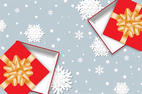 축제 겨울 배경 사틴 리본과 활이 있는 사실적인 3d 컬러풀한 선물 상자 개념에 대한 스톡 벡터 아트 및 기타 이미지 개념 겨울 계절 Istock