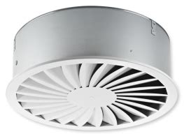 Type TDF SilentAIR Ceiling Swirl Diffuser By TROX UK Ltd