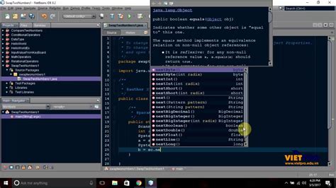 BÀi TẬp LẬp TrÌnh Java 13 ChƯƠng TrÌnh Trao ĐỔi GiÁ TrỊ Hai SỐ NguyÊn KhÔng SỬ DỤng BiẾn ThỨ