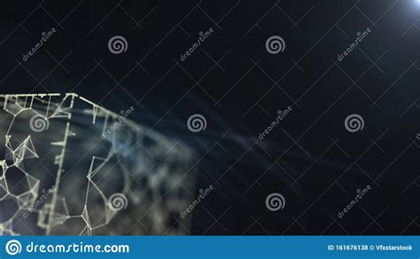 Cryptocurrency Blockchain Network Connection And Microcircuit On