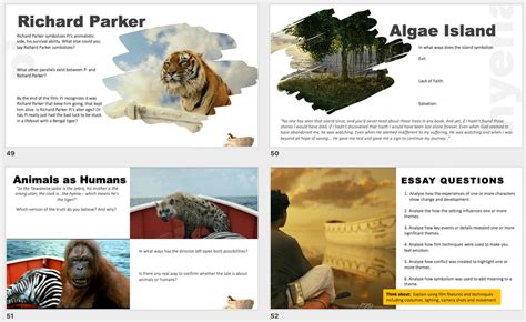 Life Of Pi Film Study Guide Film Study Guides