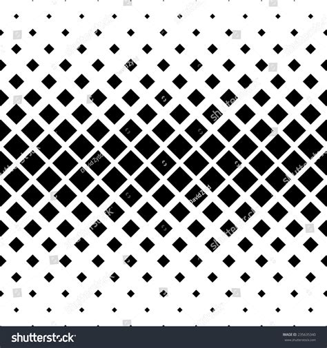 Seamless Monochrome Square Pattern Stock Vector Royalty Free 235635340 Shutterstock