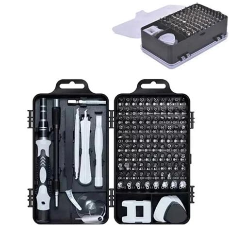 Набор инструментов 115 в 1 для ремонта электроники отвертка с 98 битами фото отзывы