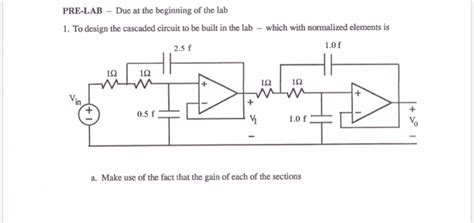 solved pre lab due at the beginning of the lab 1 to
