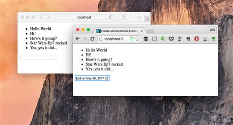 Rails5 Actioncable Redux And React Walking Through An Example Chat
