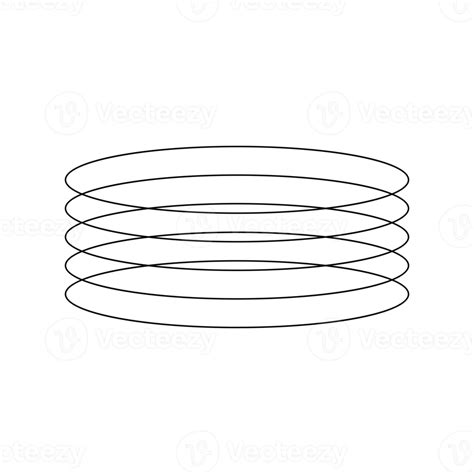 Simple Ellipse Geometric Shape Element PNG