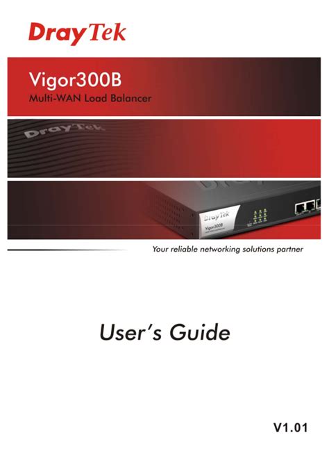 Draytek Vigor 300b User Manual