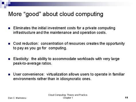 Chapter 1 Introduction Dan C Marinescu Cloud Computing