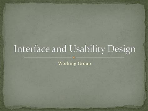 Ppt Interface And Usability Design Powerpoint Presentation Free Download Id2794417 Ppt Interface And Usability Design Powerpoint Presentation Free Download Id2794417