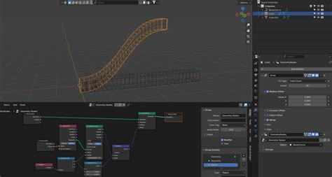 Modeling Array Along A Curve Without Deforming Deforming The Vertical Edges Blender Stack