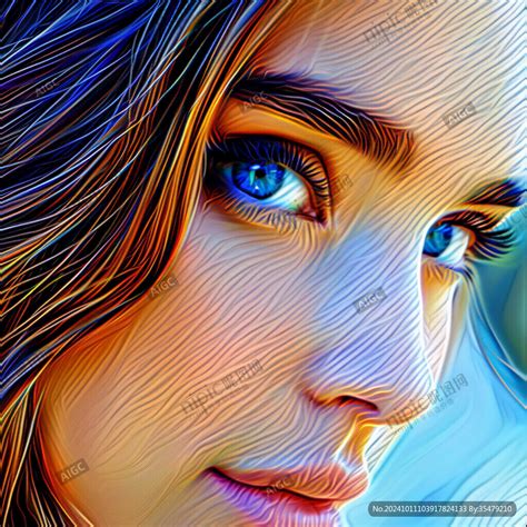 Ai创作图数字美女插画 人脸细胞背景 人脸轮廓线条 美女人物侧脸 4d金色线条艺术 美女眼睛插画 手绘人物层背景层 漂亮的抽象美女插画 立体人脸 数字艺术肖像 女孩侧面眼睛 彩色图人像 人脸色
