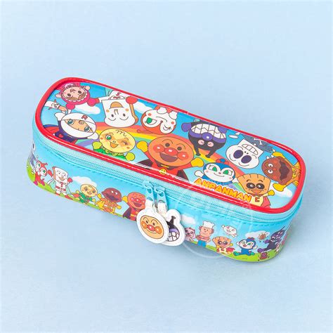 호빵맨 호빵맨 사이 좋은 호빵맨 친구들 펜케이스 필통 파우치 위시버킷
