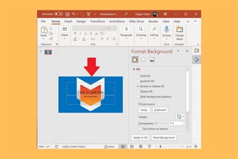 How To Add Background Image In Powerpoint Presentation Design Talk