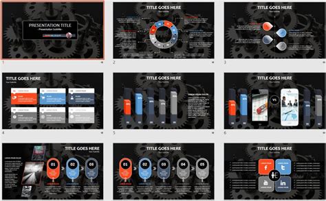 Clock Works PowerPoint 112950