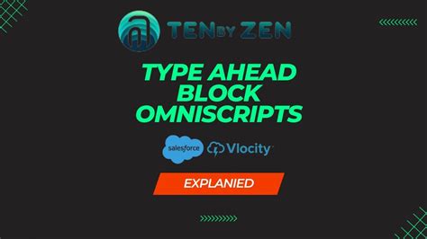 OmniStudio OmniScript TypeAheadBlock OmniStudio Salesforce YouTube