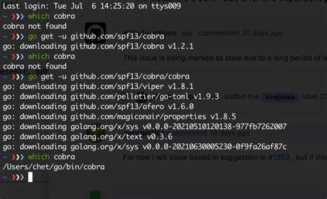Cant Go Get Cli Cobra · Issue 1348 · Spf13cobra · Github