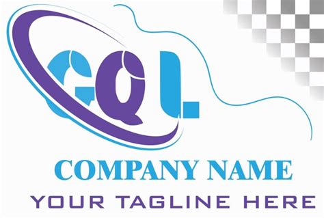 Premium Vector Gql Letter Logo Design