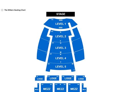 The Wiltern Seating Charts