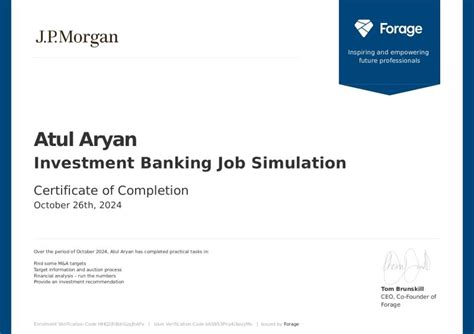 Hey Everyone I Just Completed Jpmorgan Chases Investment Banking On [forage] Urn Li