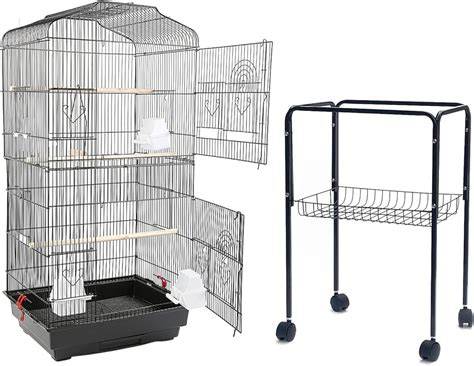 Indoor Bird Aviary Cages Tatayosi Black 55 In Large Bird Cage For