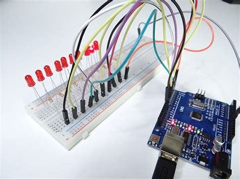 Arduino Knight Rider Project Tutorial Arduino Arduino Led Led