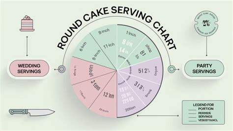 3 Layer Cake Serving Chart Perfect Portions
