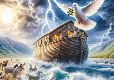 Download Noah Deluge Lamb Royalty Free Stock Illustration Image Pixabay