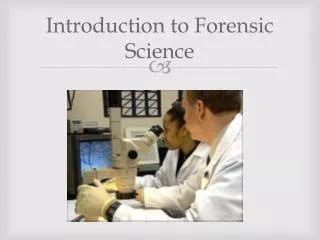 PPT Introduction To Forensic Science PowerPoint Presentation Free Download ID 1858673