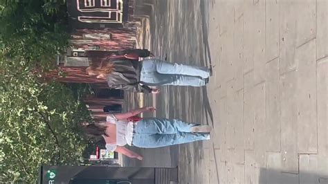 Brunette And Redhead Sexy Asses In Jeans