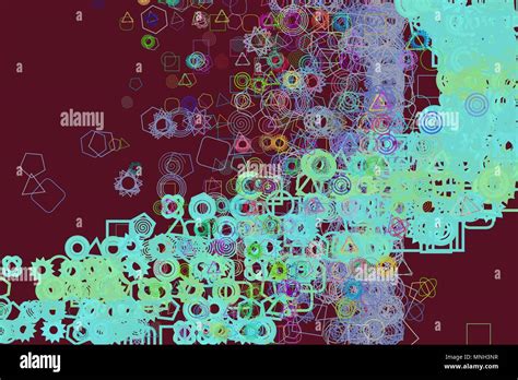 Modern Geometrical Mixed Background Pattern Abstract Vector Illustration Graphic Stock Vector