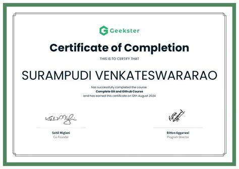 surampudi venkateswararao on linkedin git github geekster learningjourney softwaredevelopment