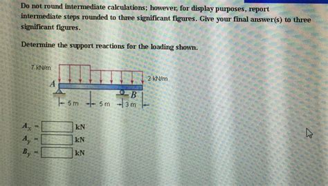 solved do not round intermediate calculations however for