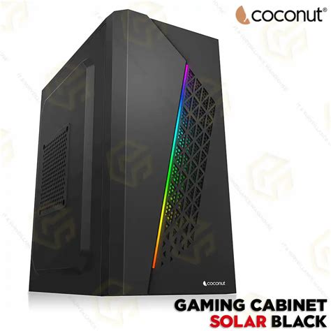 Coconut Cabinet Solar With Smps Black