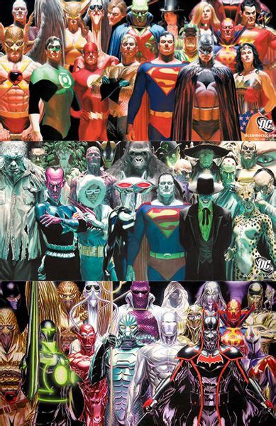 Alex Ross Justice Cover Alex Ross Dc Comics Art Comic Art